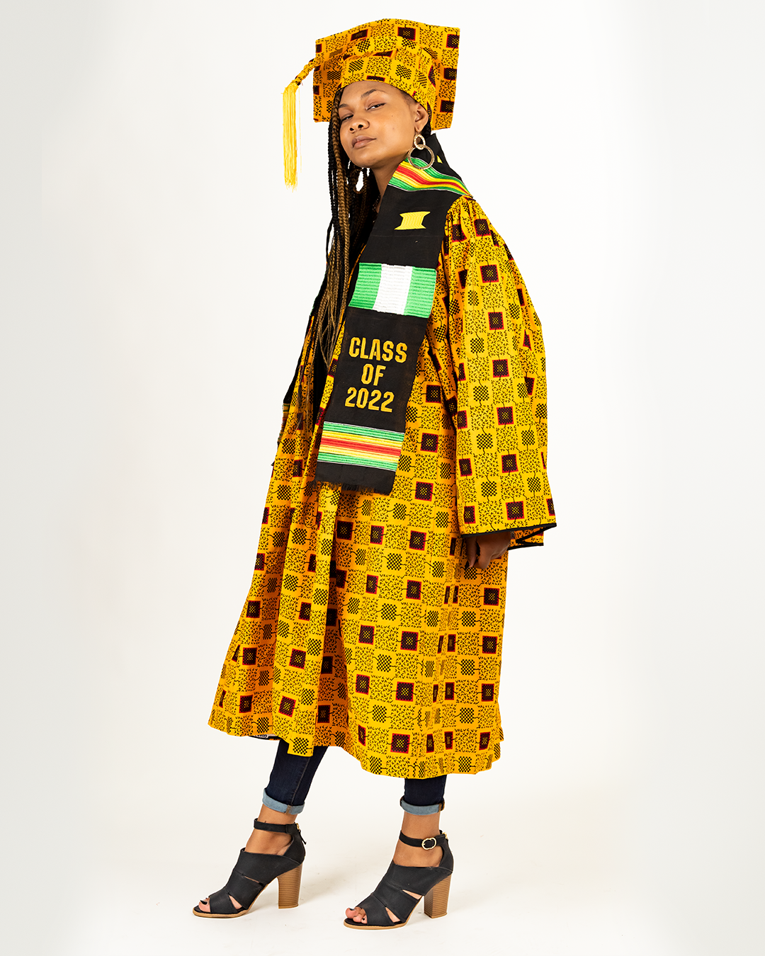 Ahenfo Choir Robe / Graduation Gown With Cap — We Buy Black
